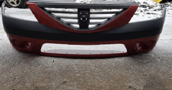Bara fata Dacia Logan MCV fara proiectoare , vopsita rosu toreador B76 6144