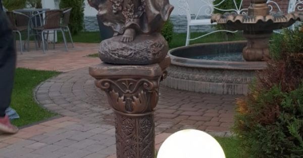 Inger din beton,statuete din beton,ornament de gradina,inger beton 26775