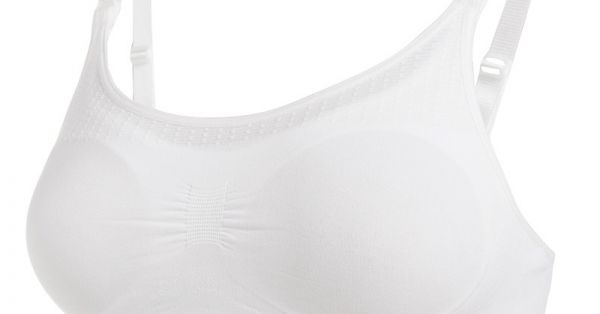 Sutien-bustiera alba pentru alaptare Noppies 52595